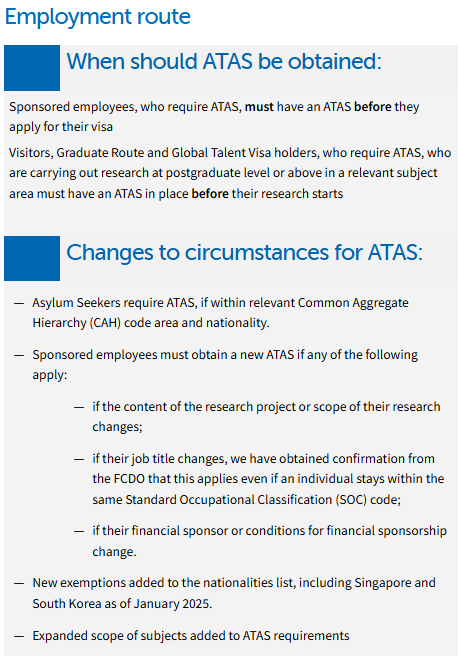 Education briefing - ATAS updates - Lexology