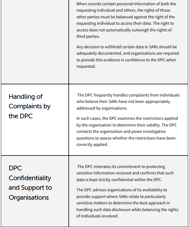 DPC Update on handling Subject Access Requests - Lexology