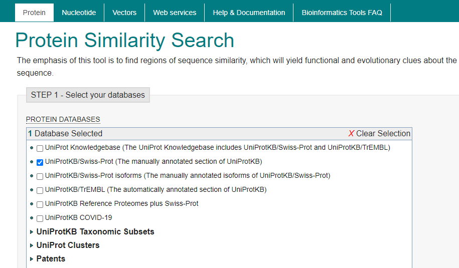 10 must have databases for conducting Sequence search and Chemical ...