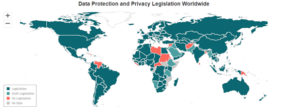 Updated Mapping of Personal Data Protection Around the World - Lexology