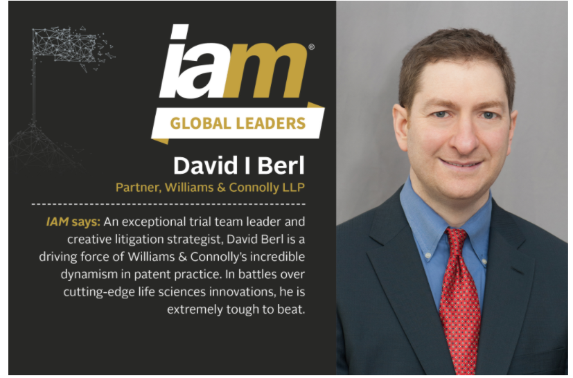 IAM Global Leaders 2021: David I Berl - Lexology
