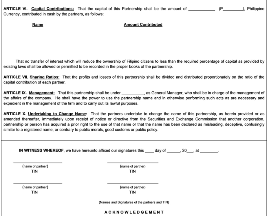 Forming a Partnership - Lexology