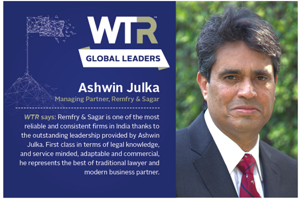 WTR Global Leaders 2019: Ashwin Julka - Lexology