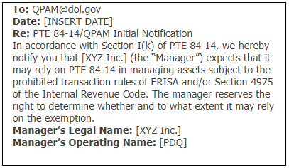 DOL QPAM Notification Deadline of September 15 Fast Approaching - Lexology