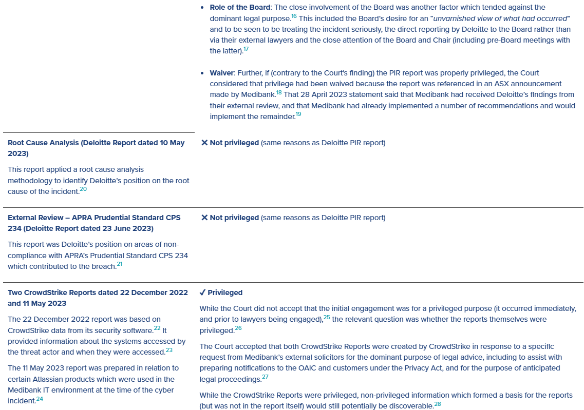 Disentangling the purpose of forensic reports in a “rapidly evolving ...