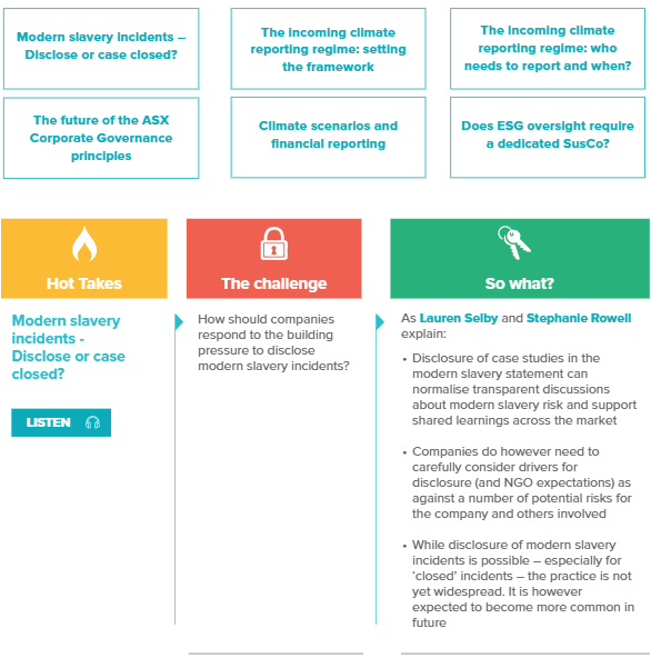 The incoming climate reporting regime: who needs to report and when ...