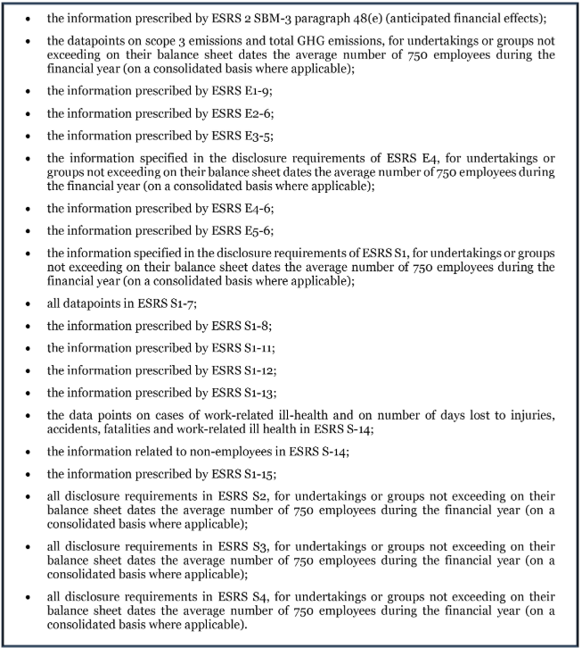 The Commission’s Quick Fix? Freezing Additional ESRS Requirements for ...