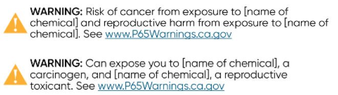 Prop. 65 short-form warnings are about to get longer - Lexology