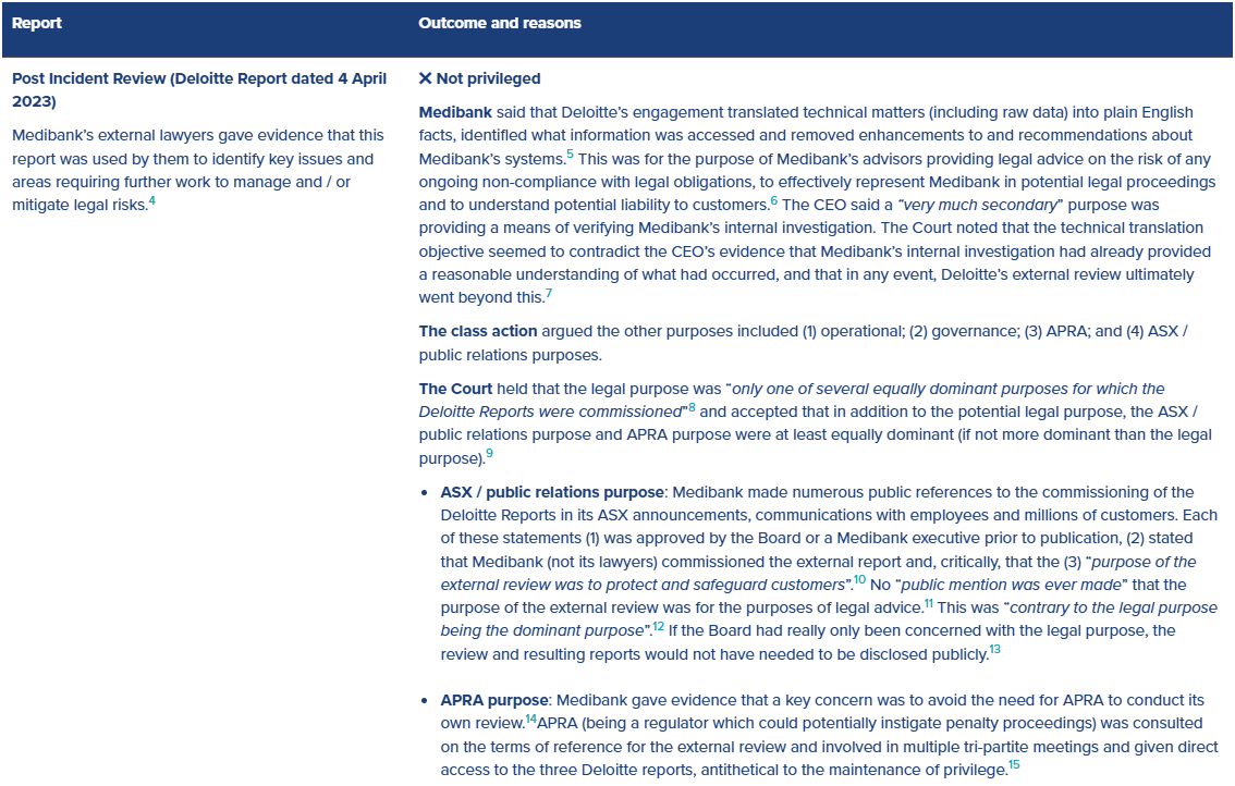 Disentangling the purpose of forensic reports in a “rapidly evolving ...