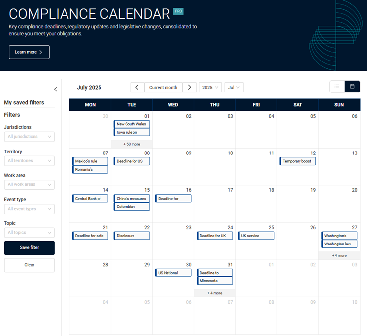 Seven important ESG compliance deadlines for your calendar - Lexology