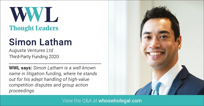 Thought Leaders - Third-Party Funding 2020: Simon Latham - Lexology