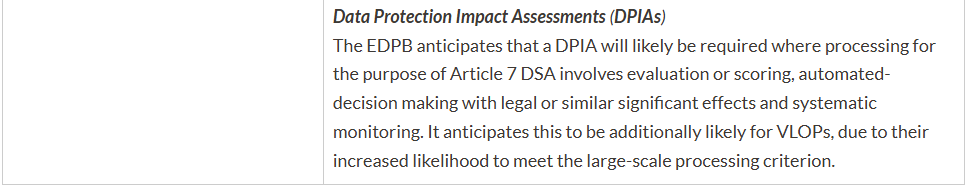 EDPB Publishes Draft Guidelines on GDPR-DSA Interplay - Lexology