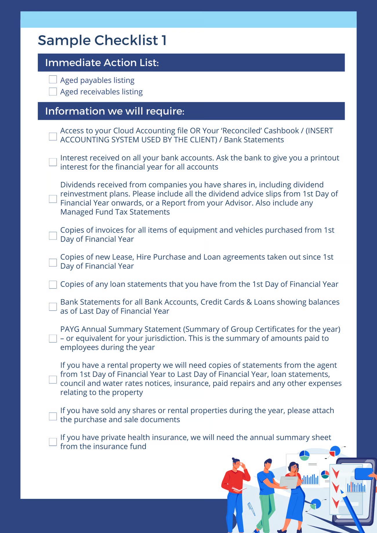 Using Checklists to Gather Client Information - Lexology