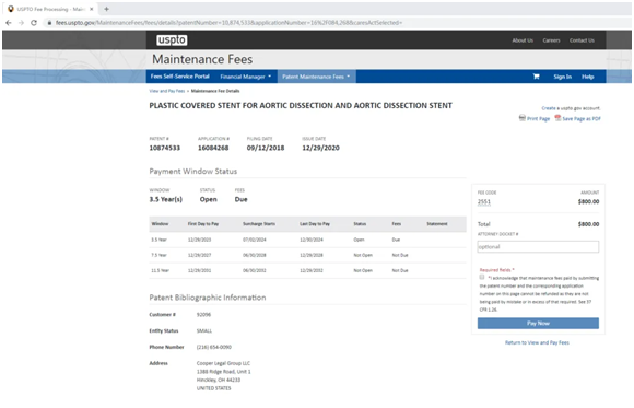 Maintaining U.S. Patent Rights: A Guide to Annual Fees and Maintenance ...